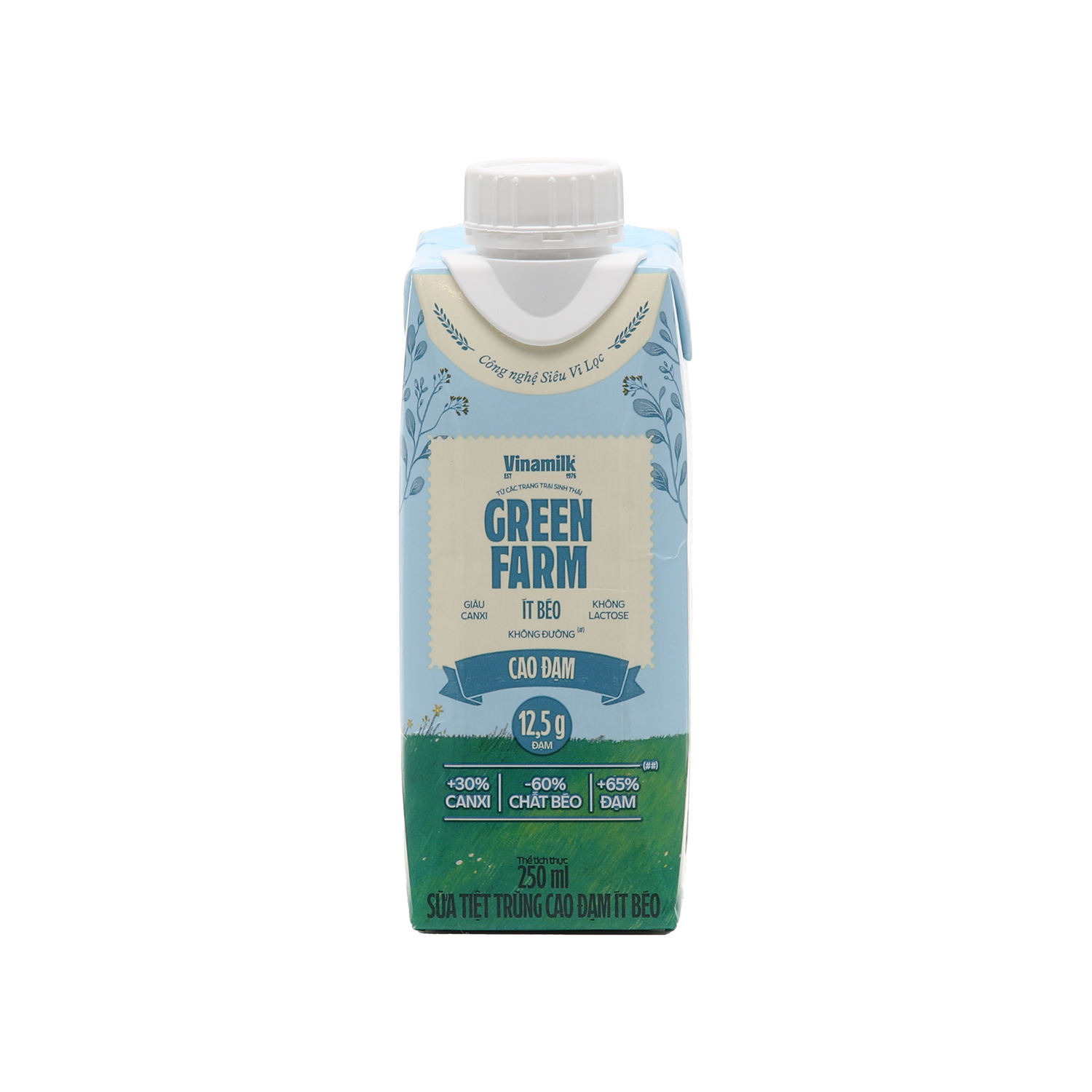 UHT High-protein Low-fat Milk – Vinamilk Greenfarm – High Protein ...
